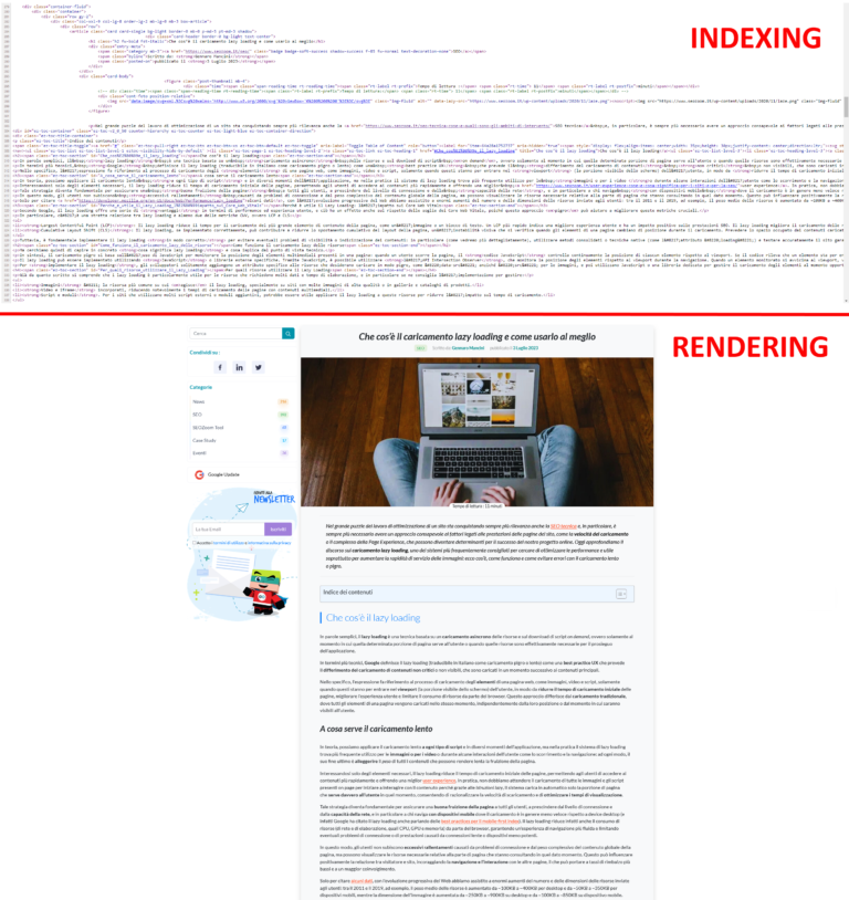 Rendering: meaning, functions, SEO optimization techniques